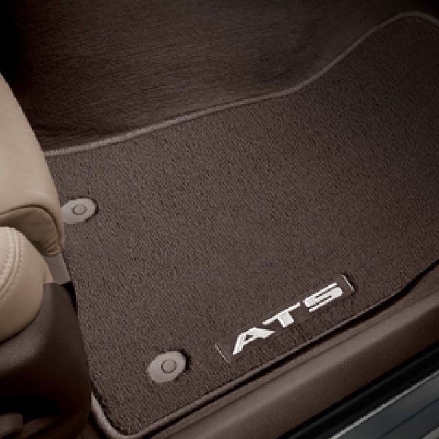 2017 ATS Floor Mats Front and Rear Premium Carpet Medium Cashmere