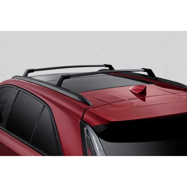 Cadillac Accessories Roof Rack Cross Rail Package in Black