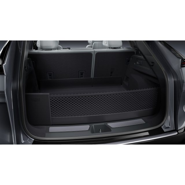 2023 LYRIQ Cargo Net Black Vertical Envelope Style Zippered Storage Pouch Cadillac Logo